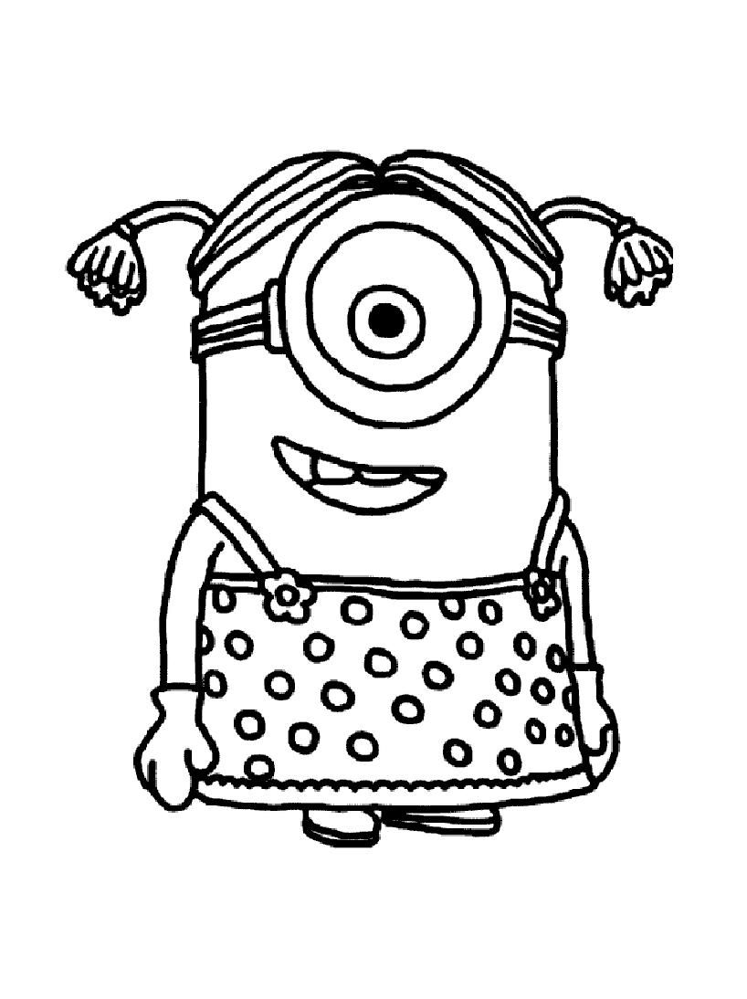Minion 2, Disegni per bambini da colorare